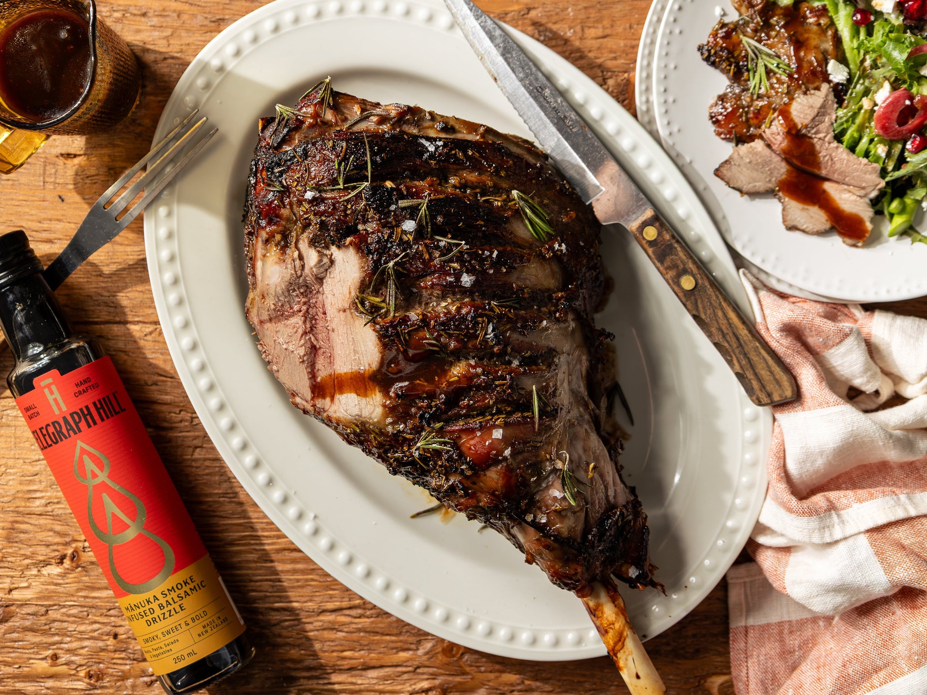 Manuka Smoke Infused Balsamic Roasted Lamb Leg – Telegraph Hill
