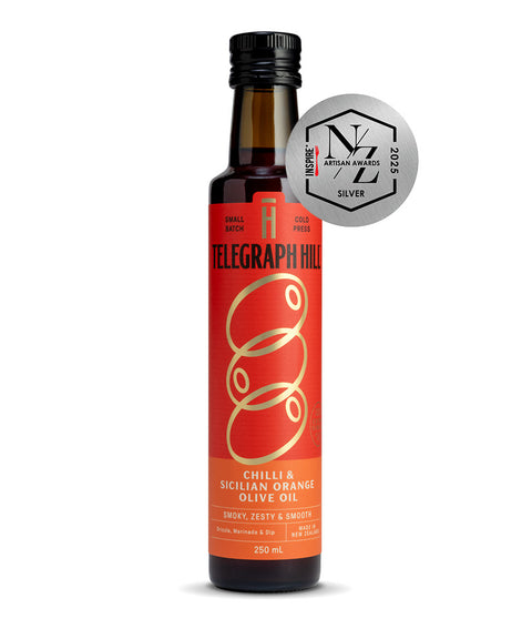 CHILLI & SICILIAN ORANGE OLIVE OIL 250ML – Telegraph Hill